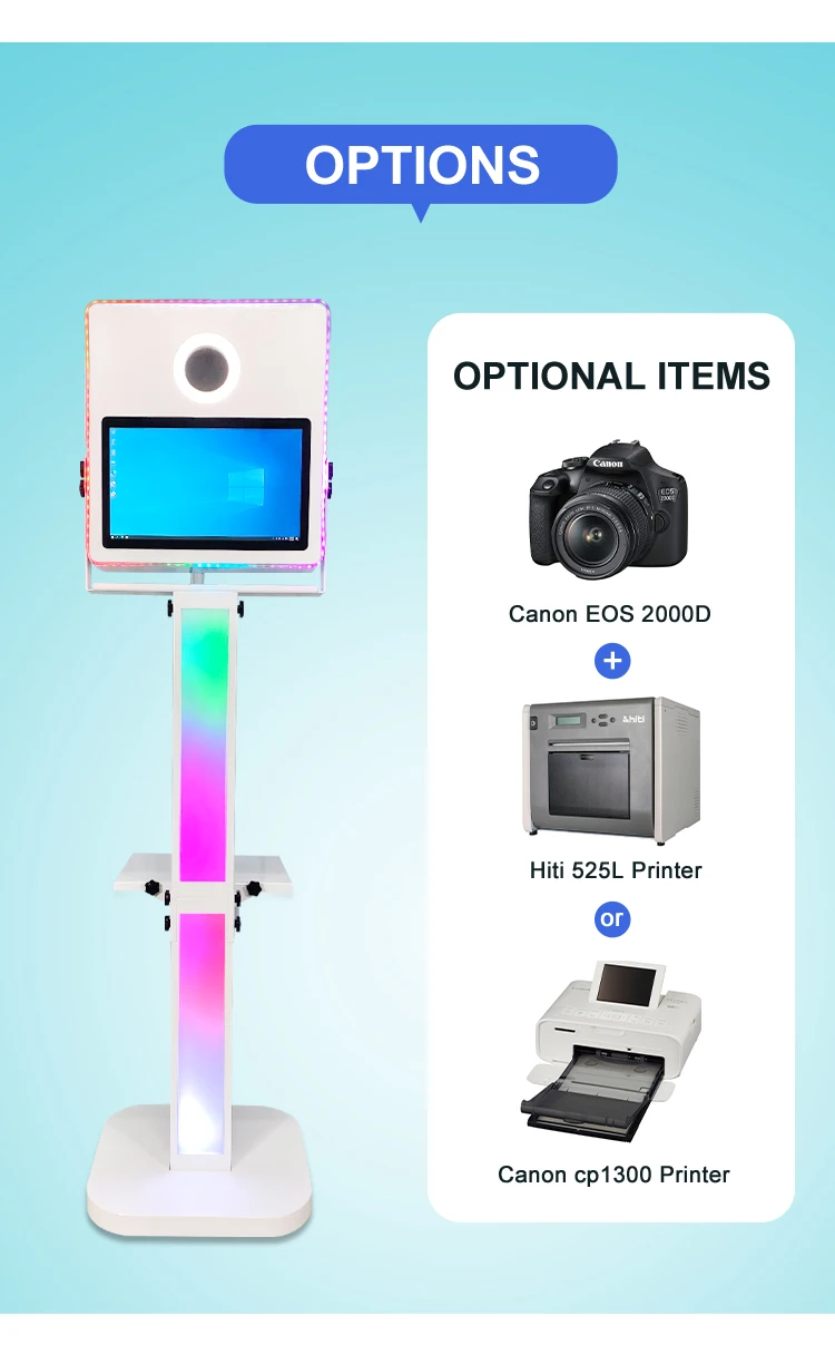 2024 Newest Selfi Photo Booth Automatic Machine 15.6 Inch Dslr Photo ...
