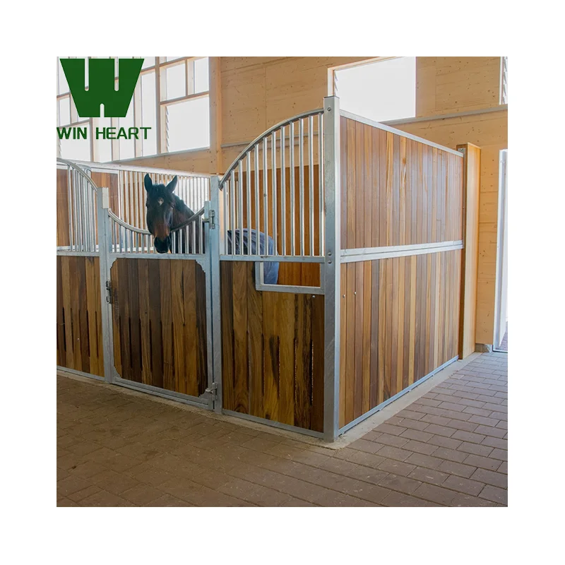 Hot Dip Galvanized Galvanised Steel Internal Horse Stable Stall With ...