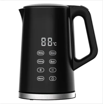 1.7l Electric Hot Water Kettle Double Wall Touch Screen 2000w Automatic ...