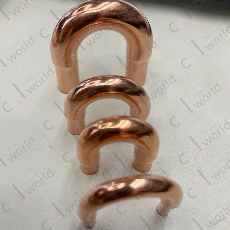 COOLWORLD 180 Degree Smooth Surface Copper Return Bend