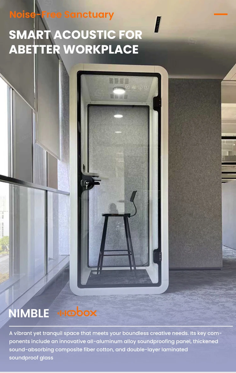 Portable Private Study Pod - Ideal for Modern Mobile Working