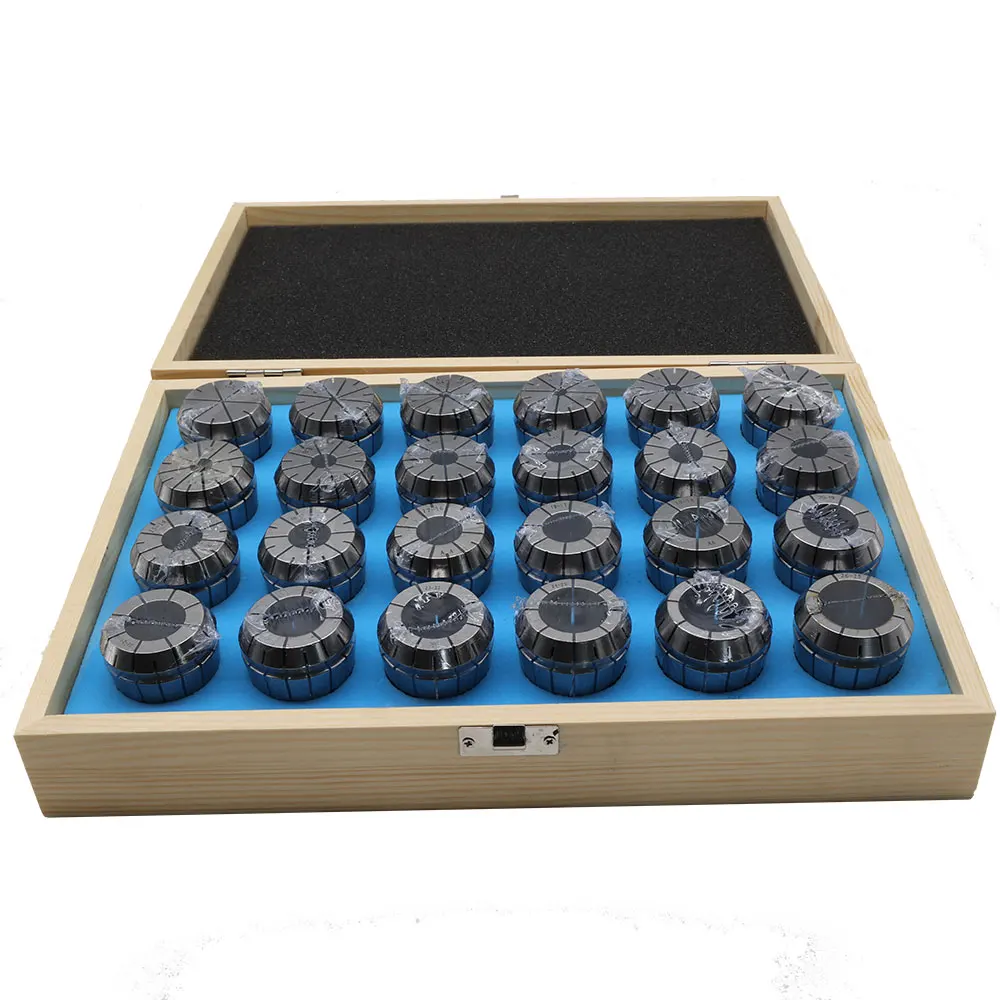Cnc Clamping Collets Supplier Er25-18pcs In Plistic Box Collet Set High ...