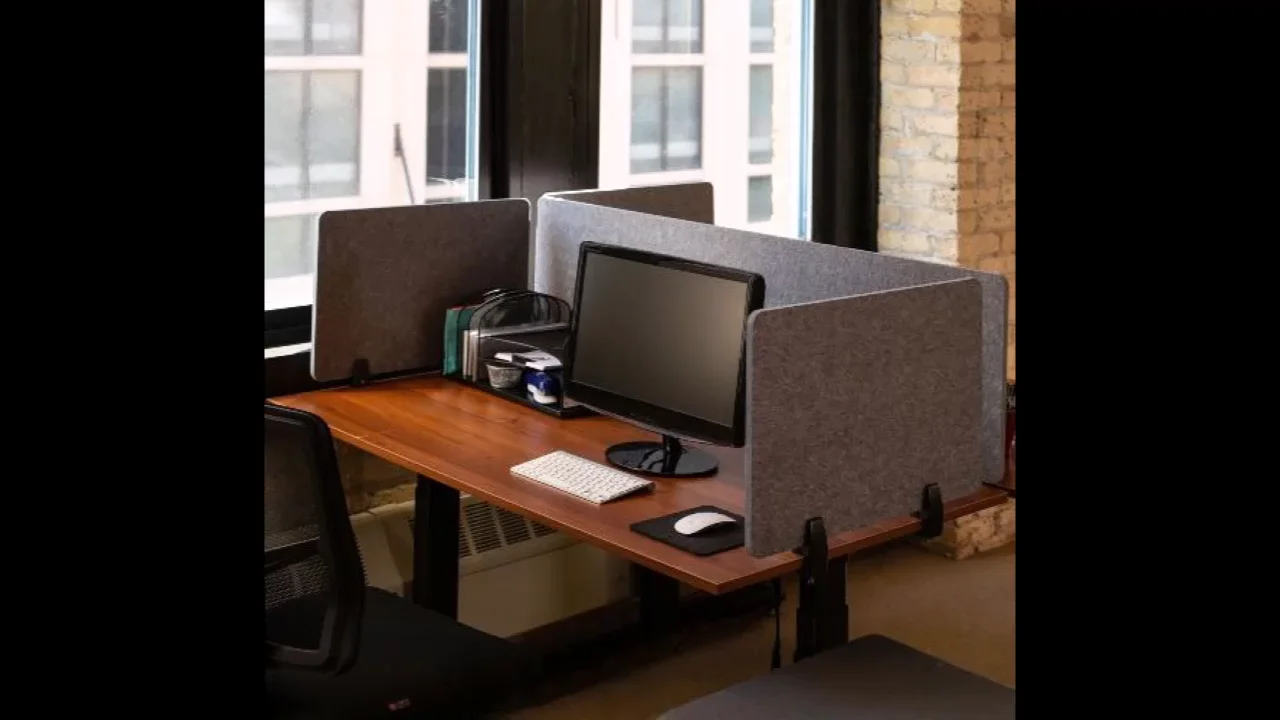 Office Desk Screen Desk Privacy Partitions Office Acoustic Pet Panel ...