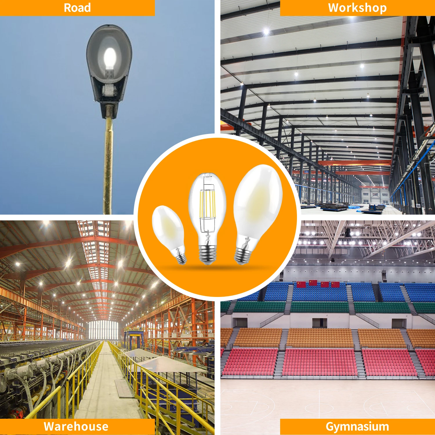 High Quality E40 High Power 50W Clear LED Filament Mercury Lamp for ...