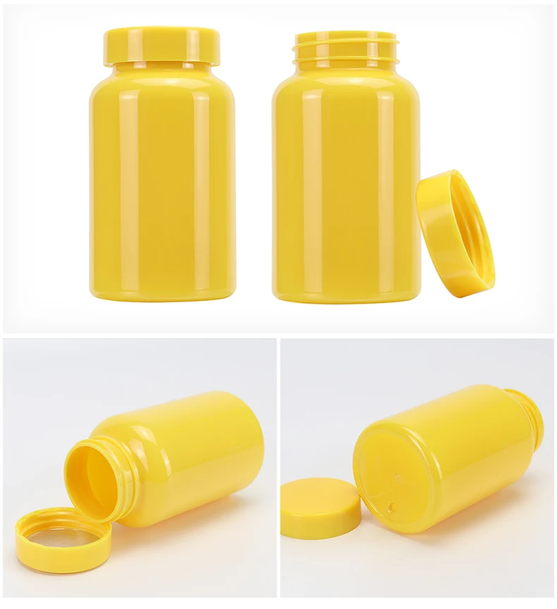 225cc Green Red Grey Candy Medical Plastic Smooth Bottles Vitamin Pill Bottle Vials For Sale ...