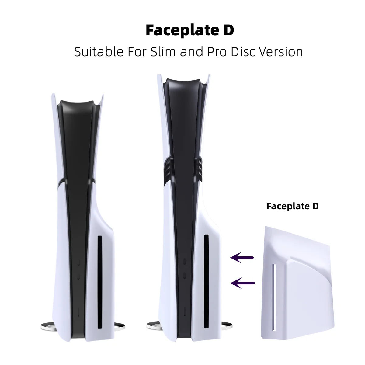 Alibaba.com: 1 Piece PS5 Slim Disc Side Shell Panel, Replaceable Cover ...