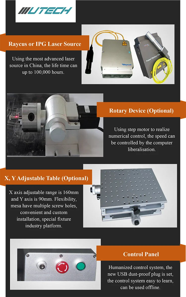 Best Portable Desktop Handheld 30w Jpt Color 3d Dynamic Focusing Fiber ...