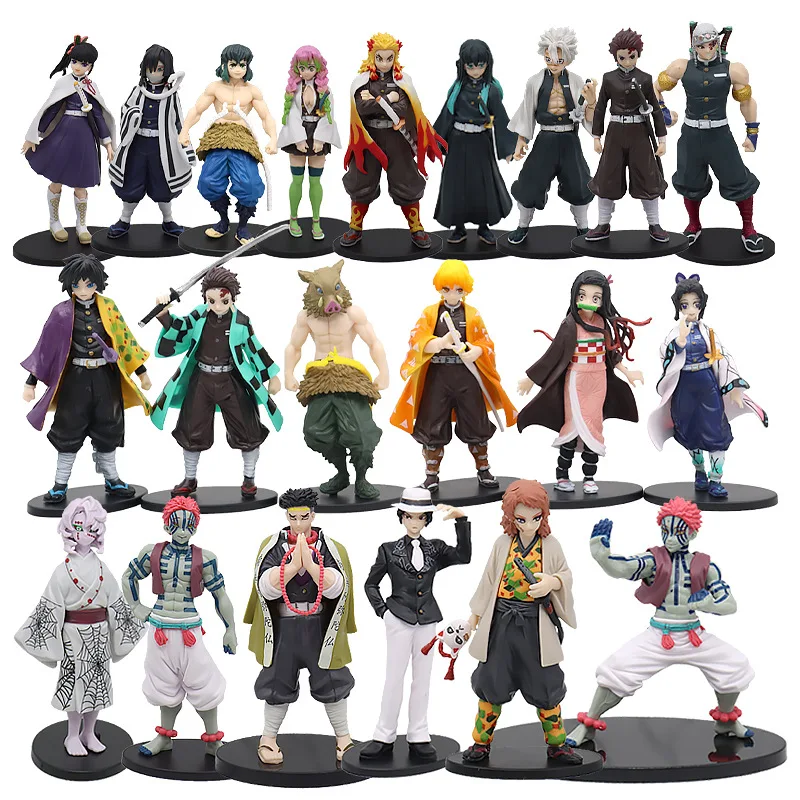Anime Demon Slayer Character Model Decoration Collection