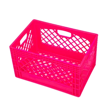 Plastic Multi Purpose Stacking Storage Organizer Unfolding Pink Color ...