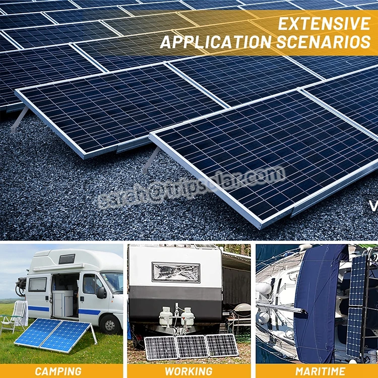 Aluminum Adjustable Solar Panel Mounting Brackets Front And Rear Leg ...