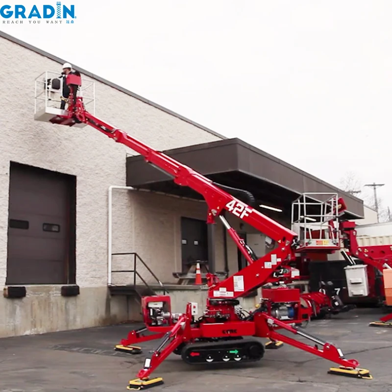42m Crawler Spider Boom Lift - Compact Aerial Work Platform