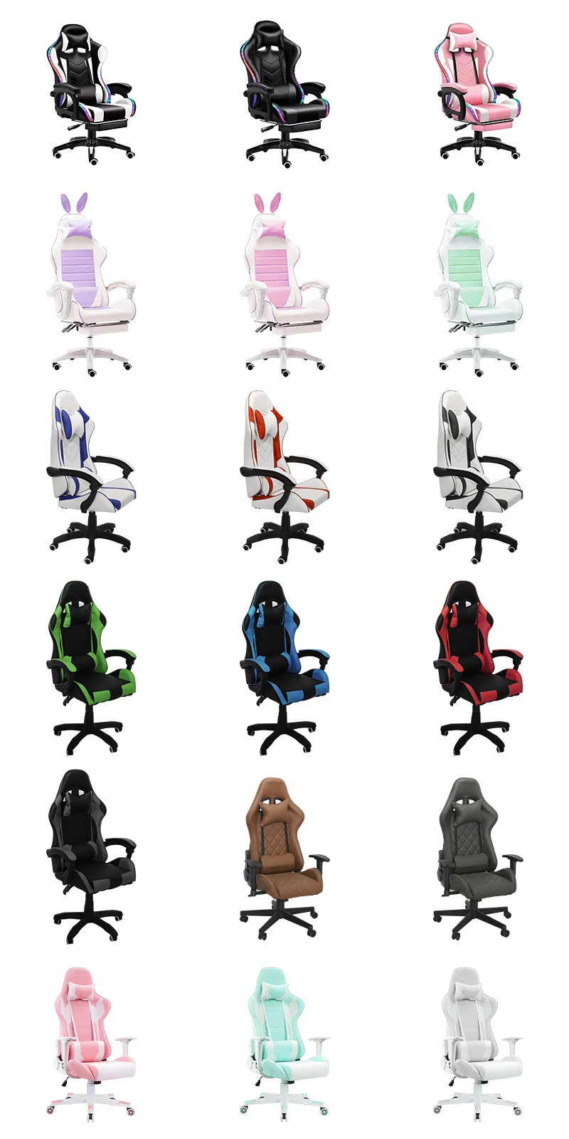 Wholesale Customized Modern Gaming Racing Style Computer Chairs ...
