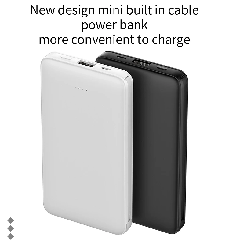 Custom Logo Credit Card Power Bank 5000mah Li Polymer Portable 10000mah ...