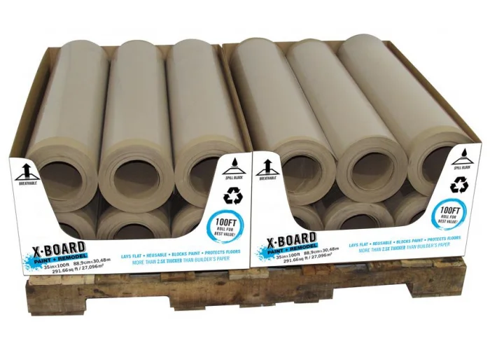 Construction Floor Temporary Protection Kraft Paper Board Rolls Craft ...