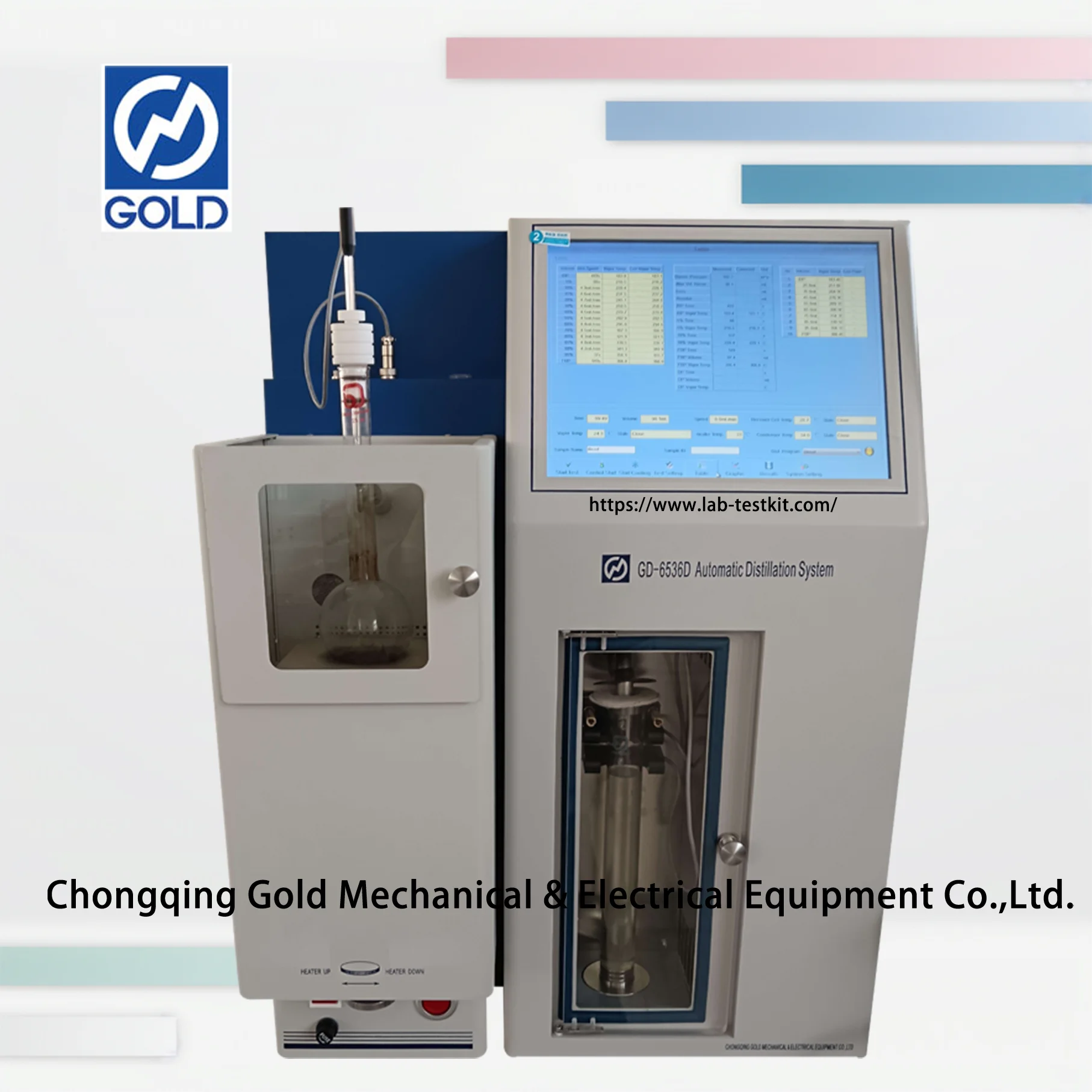 Lab Distillation Equipment ASTM D86 Petroleum and Oil Distillation ...