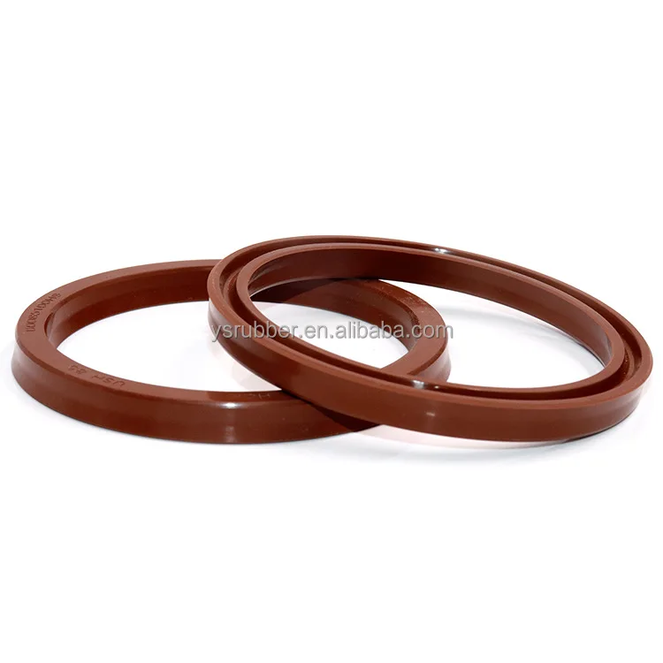 High Pressure Hydraulic Cylinder Rod Seal Packing Nbr Fkm V Ring Seal Ves Fabric Combined V