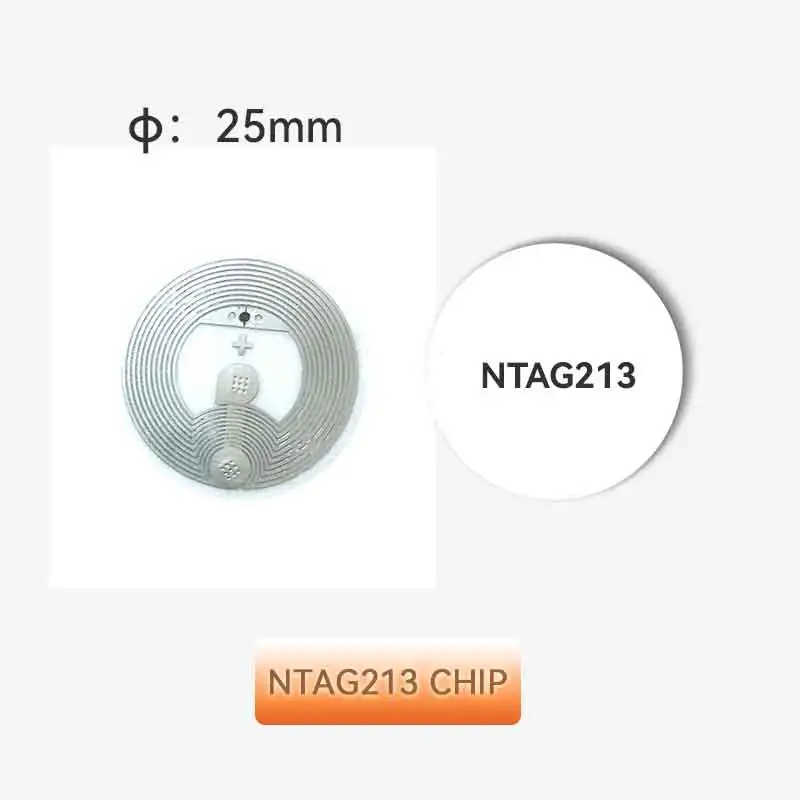 Round Disc 125khz RFID Sticker Token Tags TK 4100 PVC Card RFID Coin ...