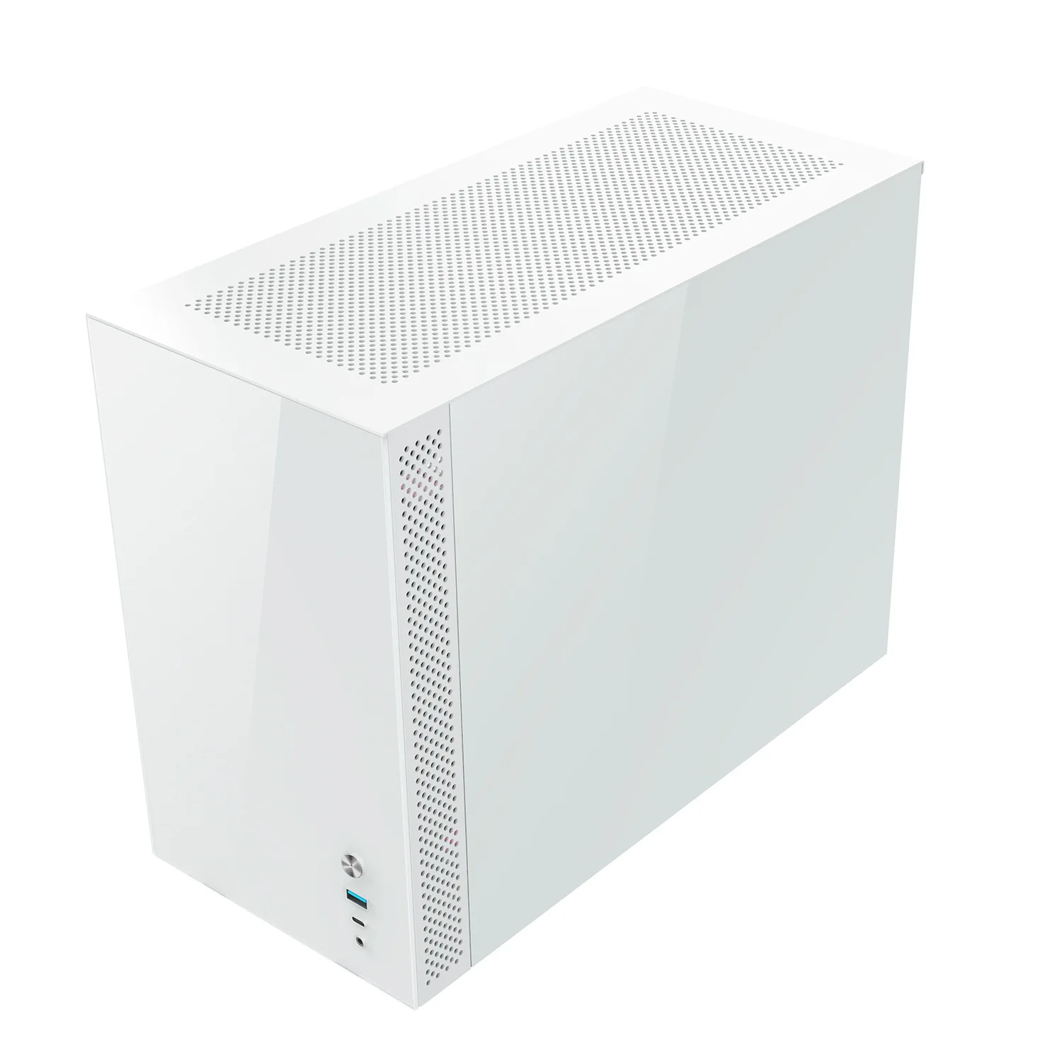 Aluminum Micro Atx Case Matx Desktop Chassis Gaming Pc Case With Diy ...