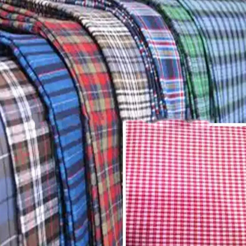 Cheap Check School Uniform Fabric - Poly 65% Cotton 35%