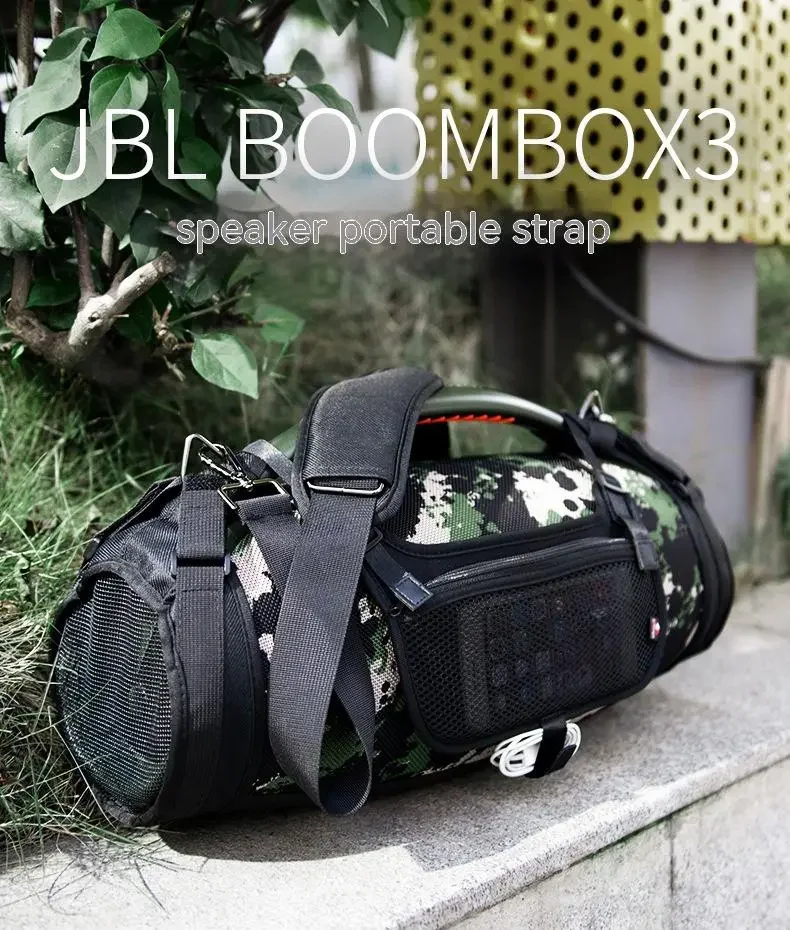 Jbl Boombox 3 Waterproof Portable Speaker Shoulder Strap Side Cover ...