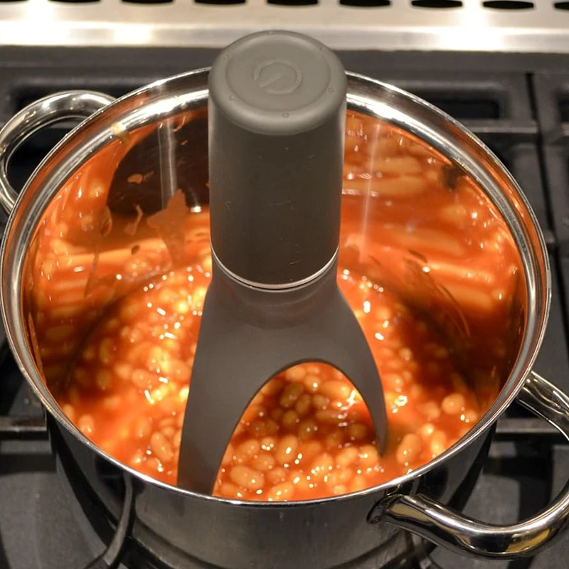 Kitchen Tools Hands Free Automatic Pan Stirrer Egg Whisk 3 Speed ...