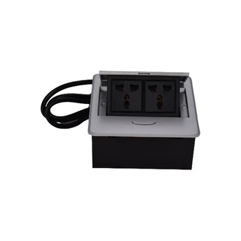 Recessed Office Table Pop Up Desk Power Socket Outlet Tabletop Socket ...