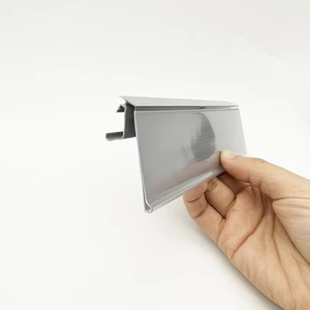 Extruded Clip On Shelf Label Holders Pvc Price Tag Label Holder Plastic ...