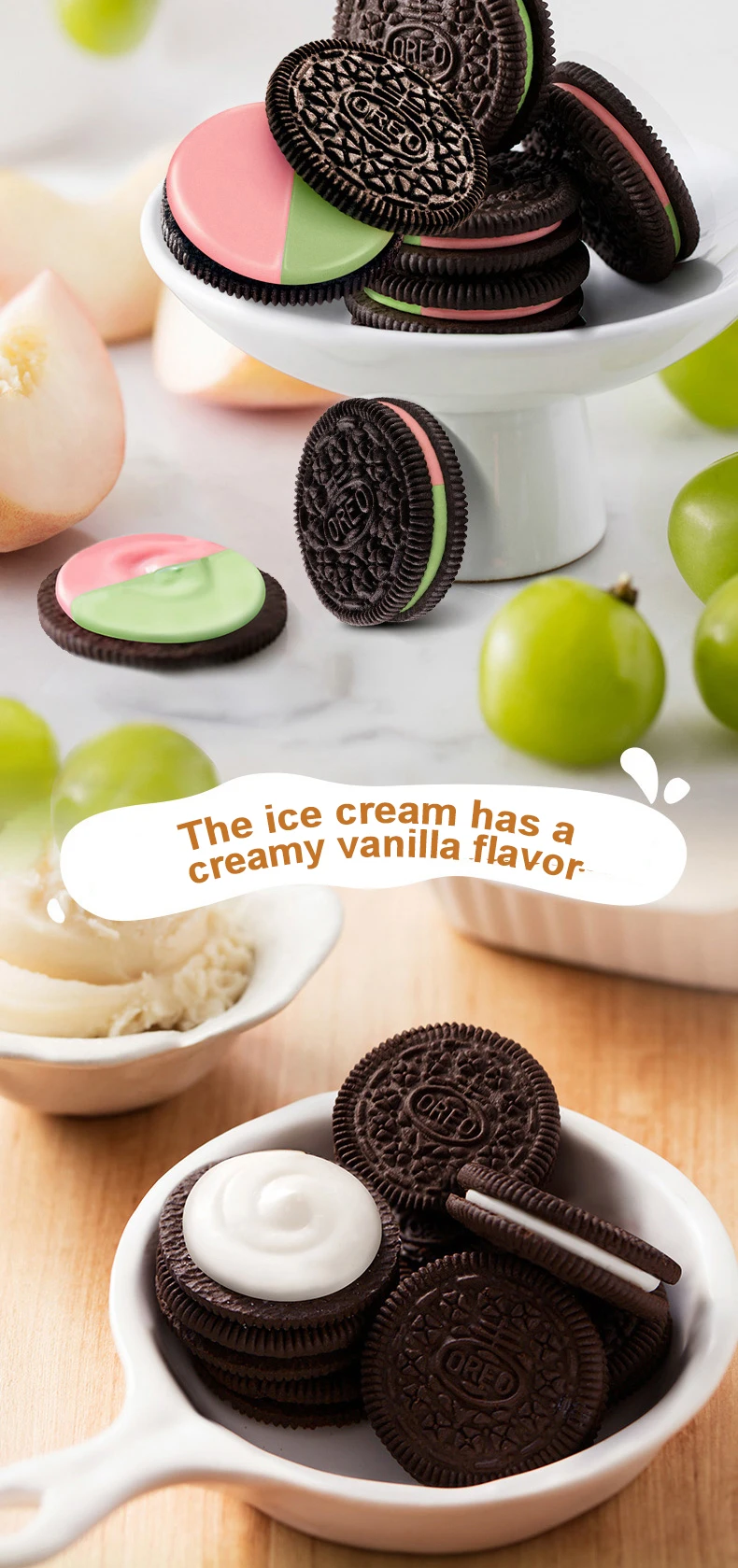 Strawberry Yogurt Flavor Oreoo Plus Sandwich Snack Exotic Snack Oreos ...