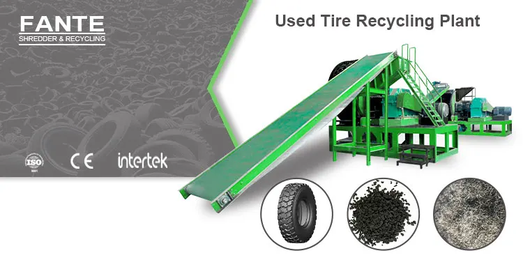 Used Tire Recycling Machine Tire Recycling Plant Tires Recycling ...