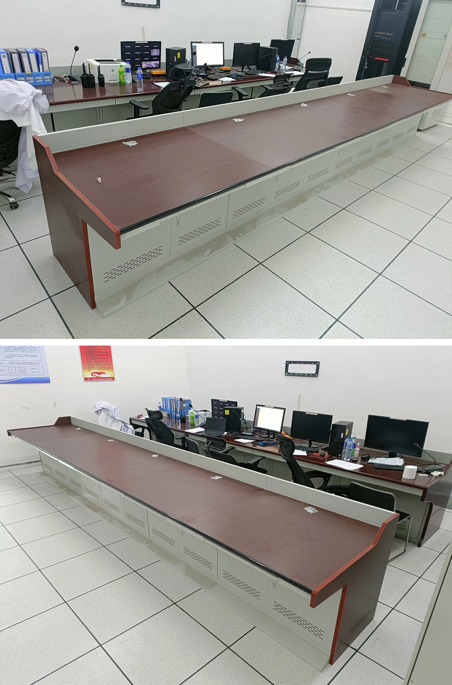 High-end Led Security Command Center Monitor Console Desk Customized ...