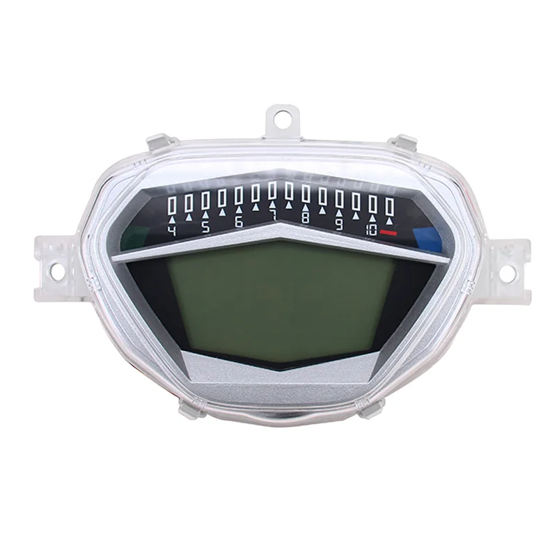 Motorcycle Digital Speedometer Meter Gauge Set Universal LCD Odometer ...