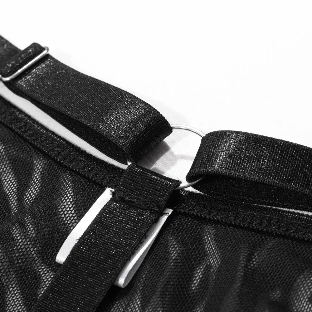 European Sexy Gauze Perspective Sexy Underwear Women's Garter Steel ...