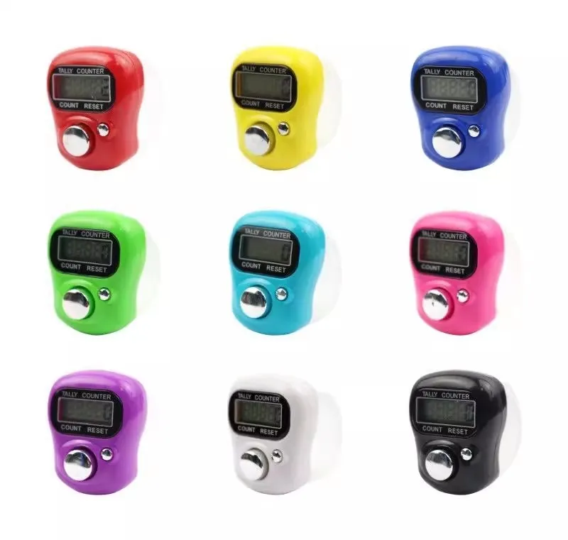 Resettable 5 Digit LCD Electronic Digital Display Finger Counter