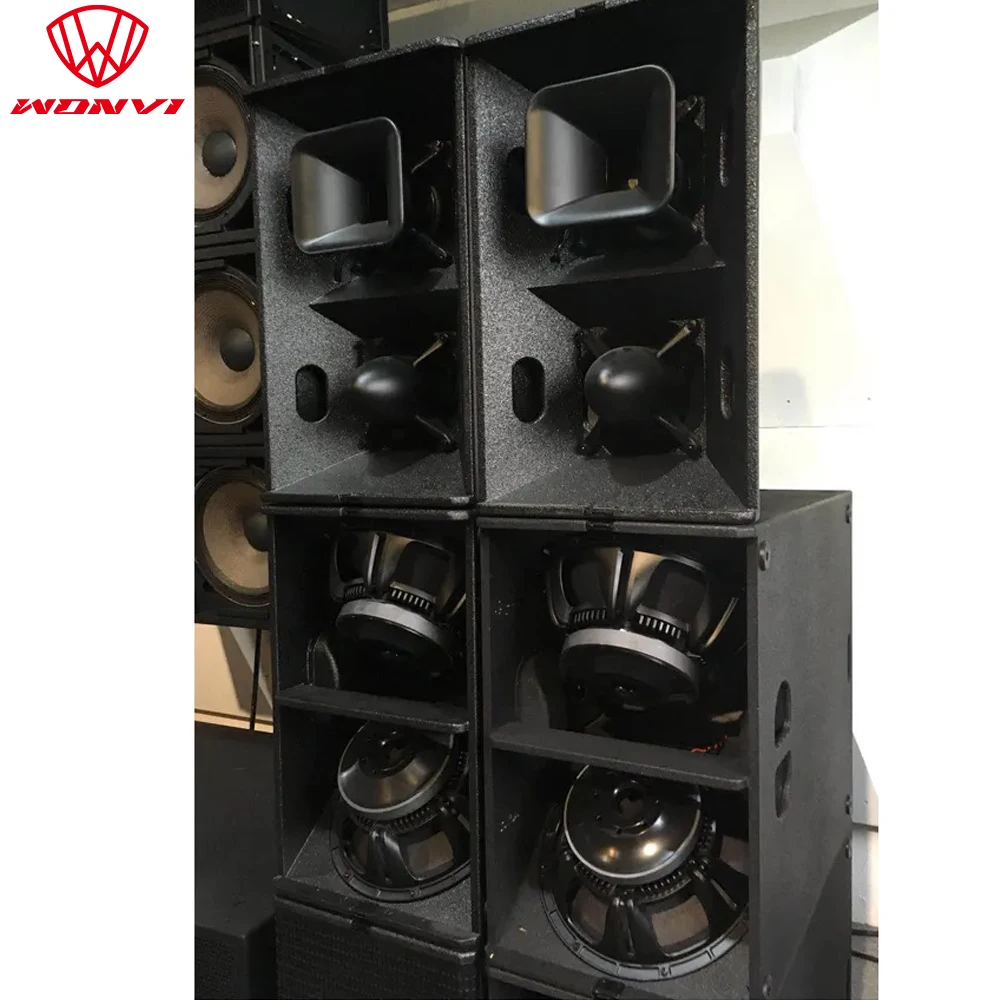 T24N Dual 12 Inch Full Range Loudspeaker for Indoor Outdoor Stage Show