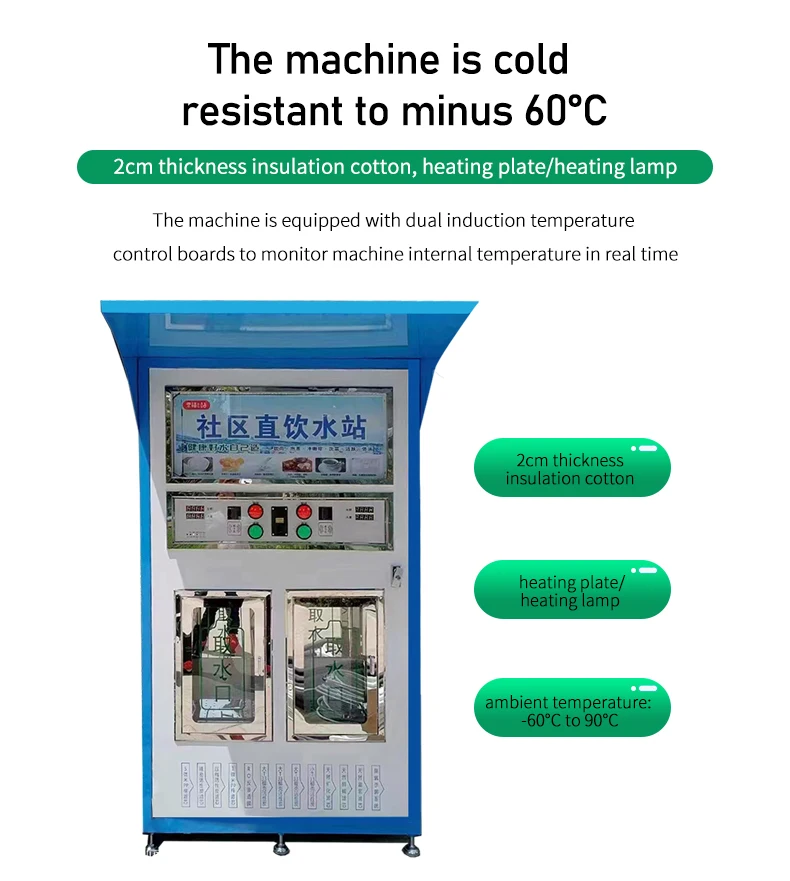 24 Hours Automatic Water Refilling Vending Machine for Sale