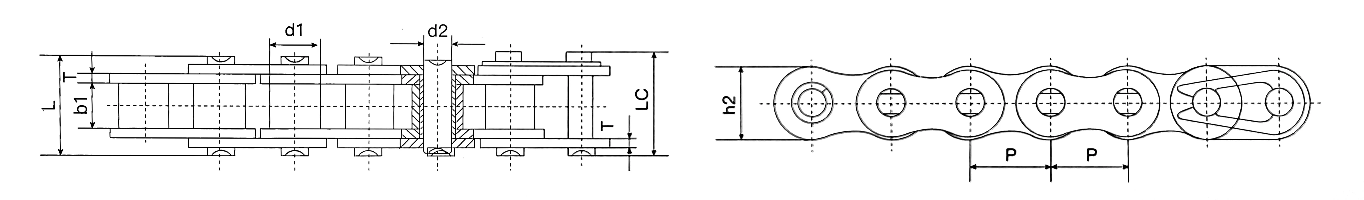 High Quality Original Color Motorcycle Chain 420/420H/428/428H/520/520H ...