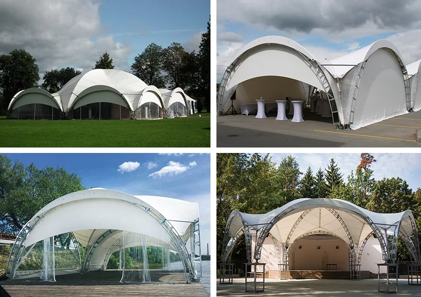 High Quality 30x30m Hall Gazebo Tarp Floor Teepee Tent Steel ...
