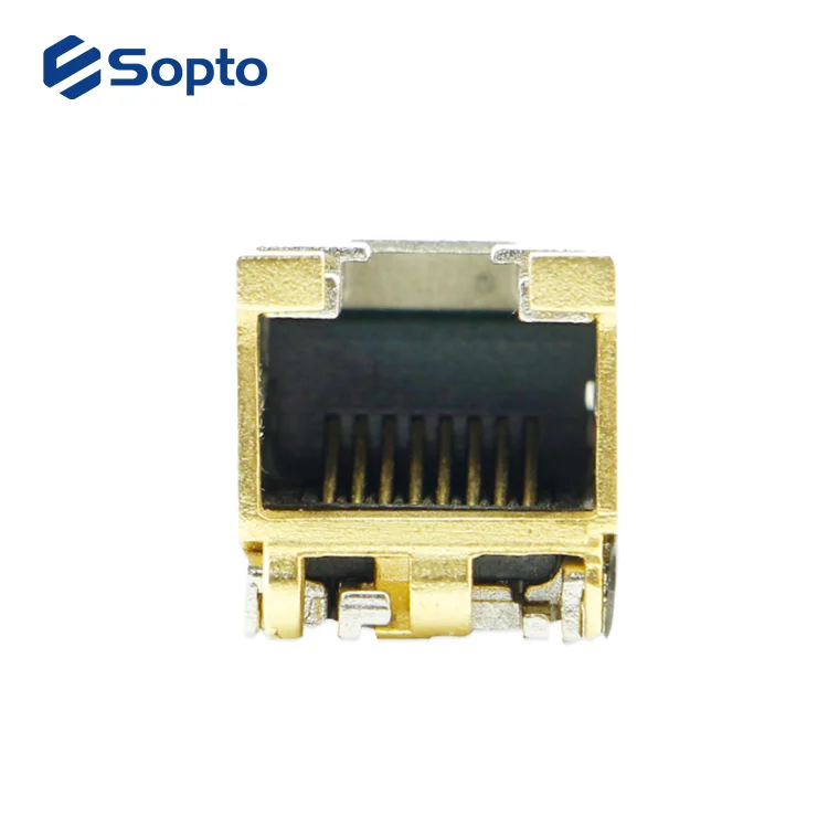 Sopto Gigabit Copper Port Transceiver Sfp 1000mbps Rj45 Connector 100m ...