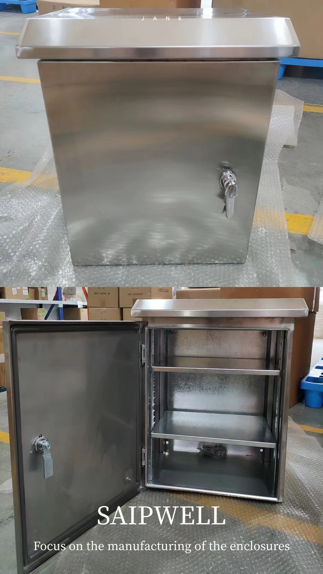 Custom Enclosure Outdoor Stainless Steel Power Boxes Panel Boards ...