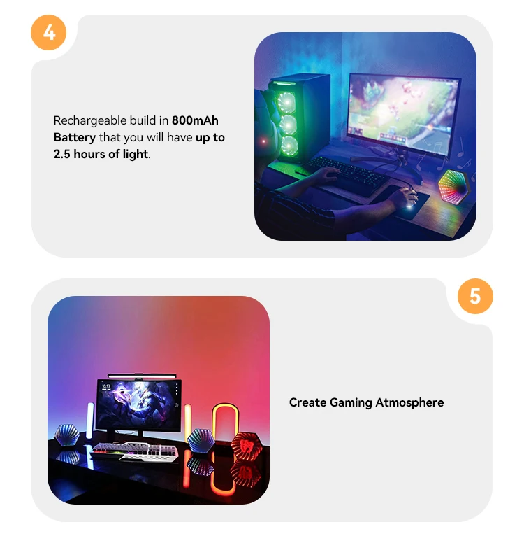 Indoor Modern Home Geometric Panel Hexagonal Sound Reactive Music Led ...