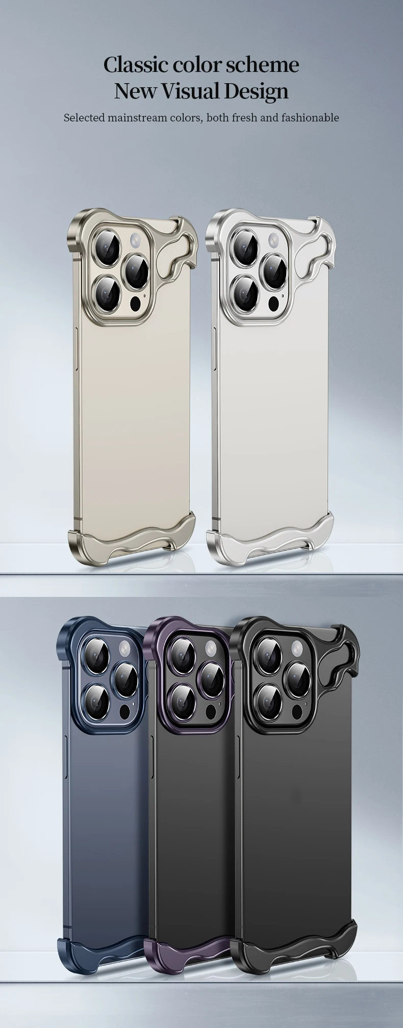 Shockproof Metal Case for Iphone 15 Pro Max - Luxury & Protection