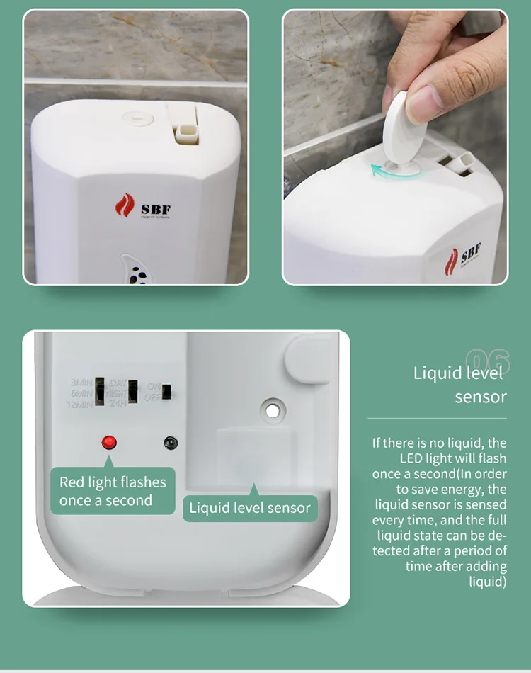 Wall Mounted Plastic Air Freshener Diffuser Perfume Dispenser Essential ...