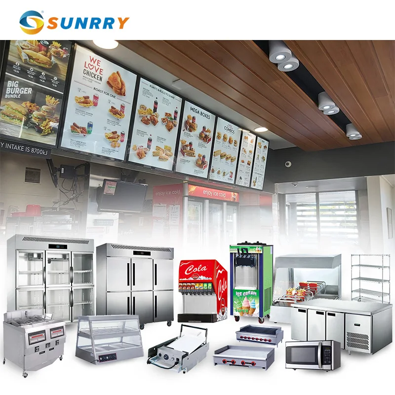 Fast Food Project Design Stainless Steel Catering KFC Kitchen ...