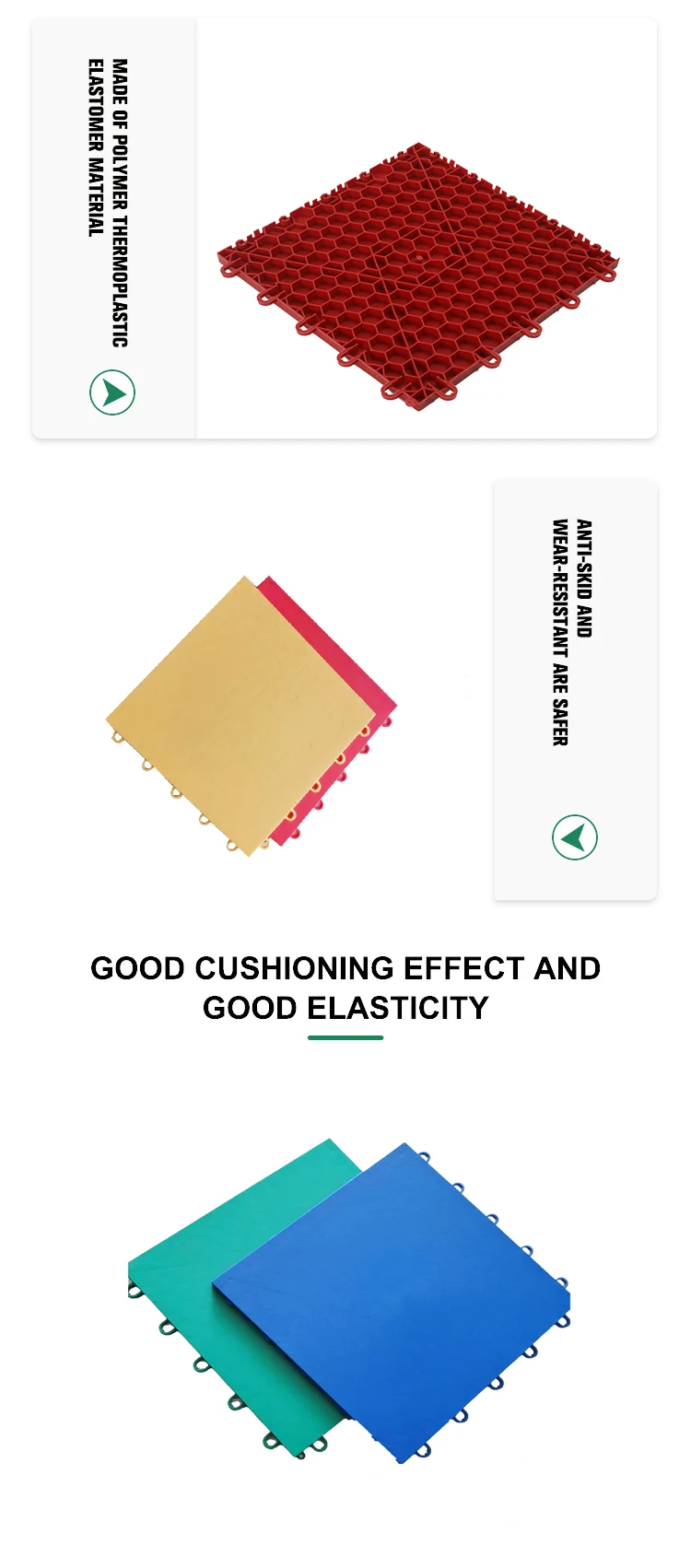 Plastic Roller Skating Rink Floor Pptilescolored Basketball Court Floor ...