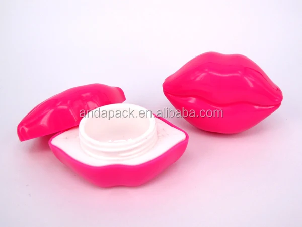 Skincare Cream Container Eyeshadow Case Lip Shape Lip Cream Case - Buy ...