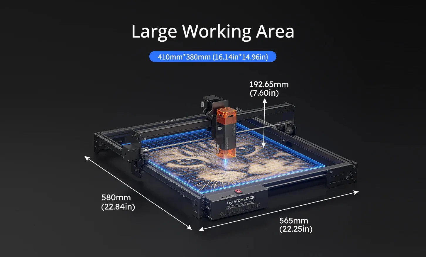 ATOMSTACK A10 PRO V2 - Precision Diode Laser Cutting Machine