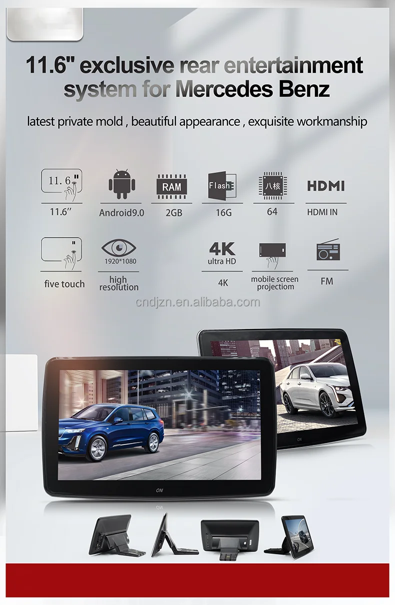 The Lowest Priccar Car Ips Touch Screen Octa-core Android 9.0 Headrest ...