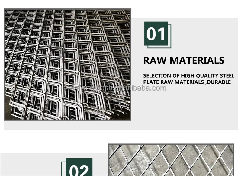 Metal Supply Steel Expanded Metal Rhombic Mesh Flattened Plate - Buy ...