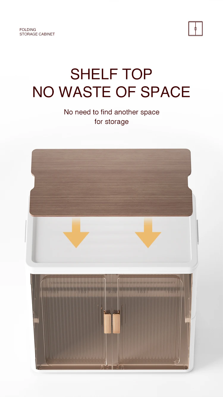 Foldable Storage Cabinet Containers Folding Storage Box Collapsible ...
