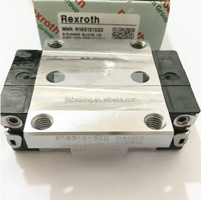 Rexroth Linear Guide Block Bearing R165122420 - Smooth Motion for CNC